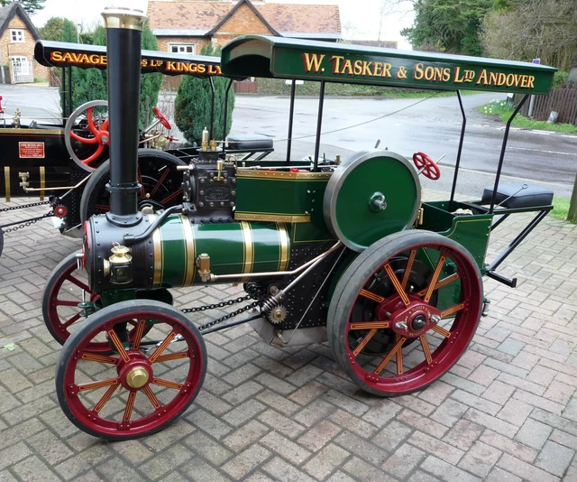 LIVE STEAM TRACTION Engine 6" Scale Tasker 'Little Giant' - Delivery ...
