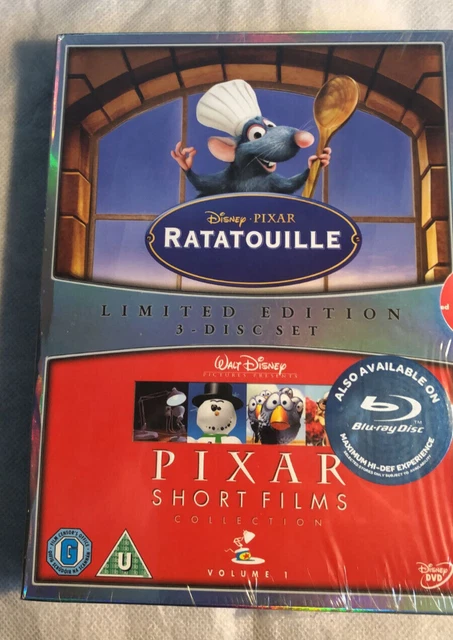 RATATOUILLE / PIXAR Short Films: Disney Ltd 3 Disc Dvd Set - Vgc (Free ...