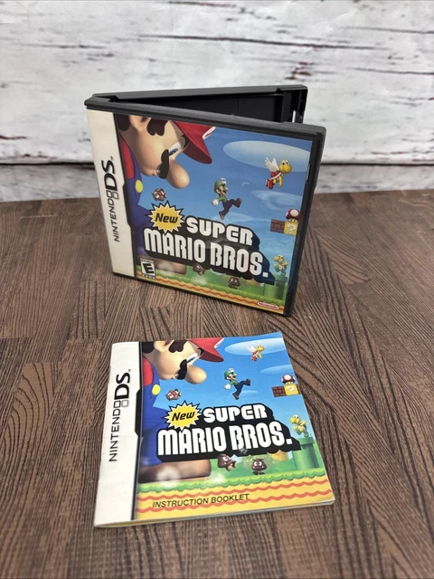 NEW SUPER MARIO Bros. (Nintendo DS) - Case ONLY No Game / Authentic USA ...