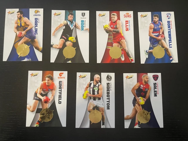 SELECT 2022 FOOTY Stars 30th Anniversary Gold Seal Parallel $3.50 ...