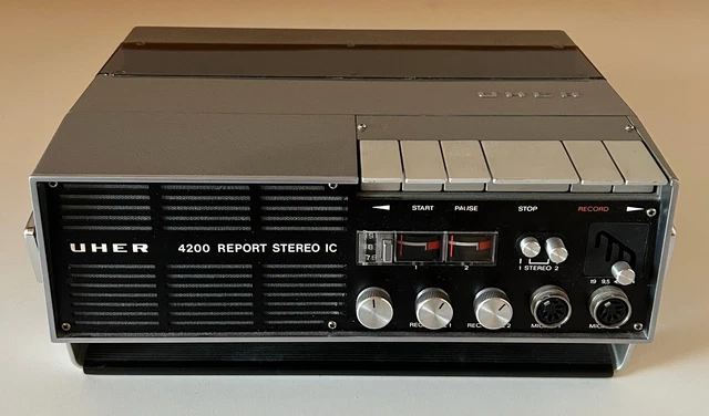 UHER 4200 REPORT STEREO IC Tonbandgerät mit Tragetasche EUR 66,00 ...