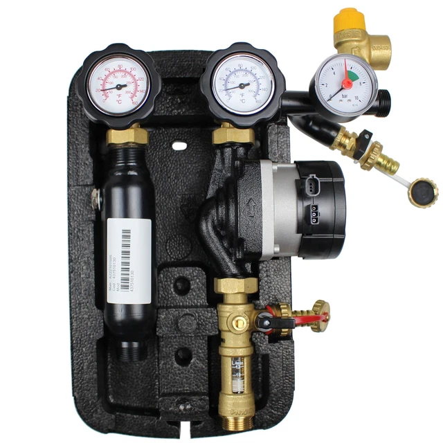 SOLAR STATION, PUMP group solar, Wilo efficiency pump, 2-strand, solar ...