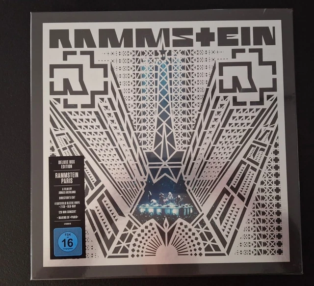 RAMMSTEIN PARIS 4 x LP/2CD/Blu-Ray Ltd DELUXE BOX Set Zeit/Mutter/Herzeleid Neu! EUR 199,00 ...