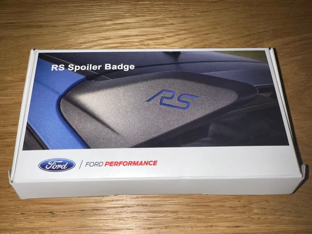 2X *GENUINE FORD OEM* Focus RS Mk3 Tailgate Spoiler Logo Emblem RS ...