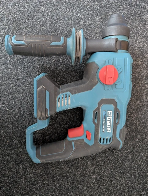 ERBAUER HAMMER DRILL Cordless 18 VLi-Ion ERH18-Li SDS Plus Brushless ...