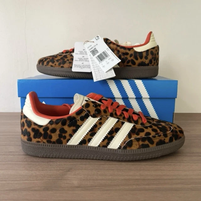 ADIDAS SAMBA PRELOVED Red Leopard - EU 40 2/3 - US 8.5 - NEW - Ready To ...