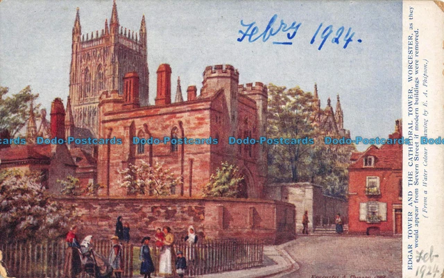 R040714 EDGAR TOWER and Cathedral Tower. Worcester. Littlebury EUR 9,64 ...