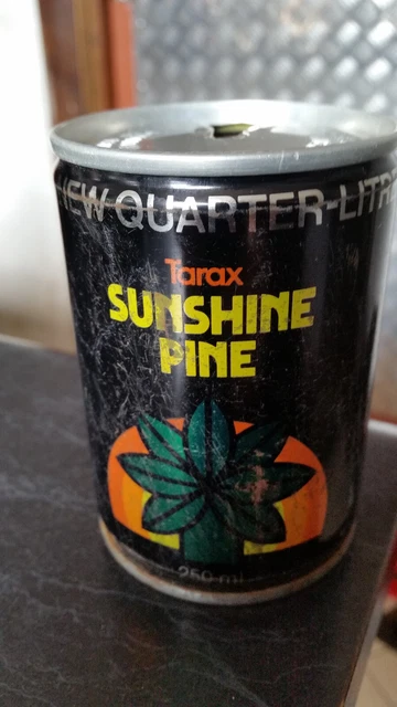 RARE VINTAGE TARAX sunshine pine soft drink tin can $123.00 - PicClick AU