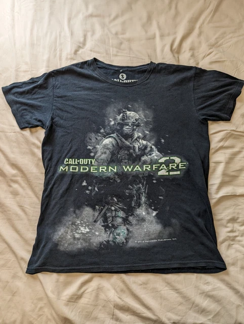 CALL OF DUTY modern warfare 2 cod mw2 game promo t shirt mens S ...