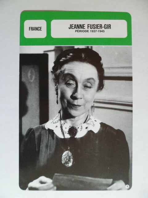 CARTE FICHE CINEMA Jeanne Fusier-Gir Periode 1930-1936 EUR 2,50 - PicClick FR