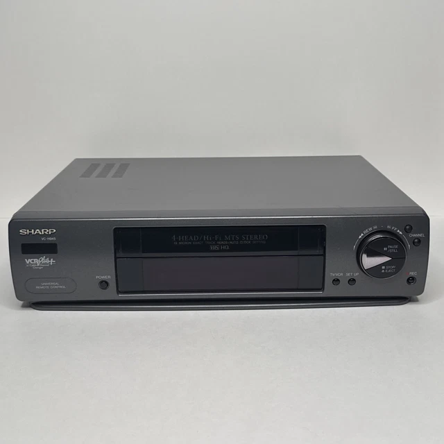 SHARP VC-H954U VCR VHS Video Player Recorder, TESTED $29.99 - PicClick