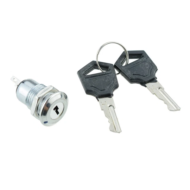 ON/OFF METAL SECURITY Key Switch Lock + Keys 2 Position SPST 12V £3.39 ...