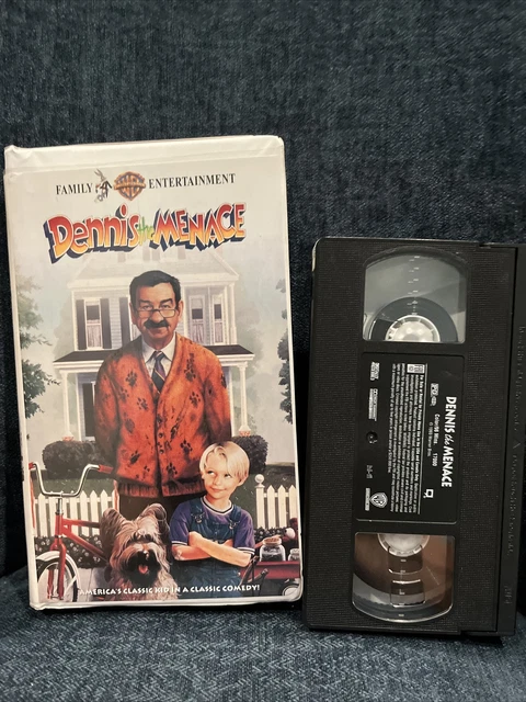 DENNIS THE MENACE (VHS, 1993, Clamshell) Walter Matthau Family Warner ...