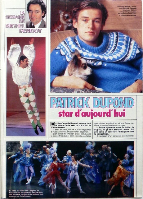 PATRICK DUPOND => coupure de presse 2 PAGES 1984 / CLIPPING EUR 5,00 - PicClick FR