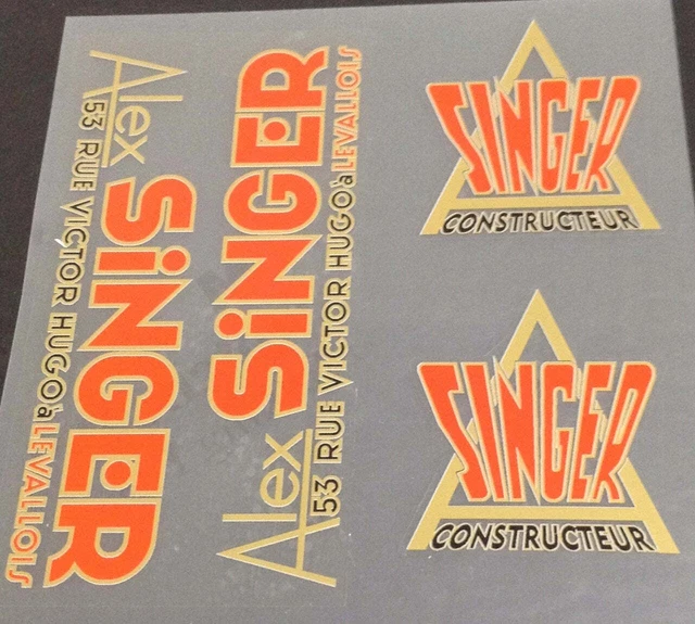 ALEX SINGER DECAL set $63.74 - PicClick AU