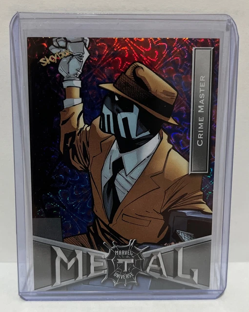 SPIDER-MAN MARVEL METAL Universe (Skybox 2021) GRANDIOSE #20 / CRIME ...