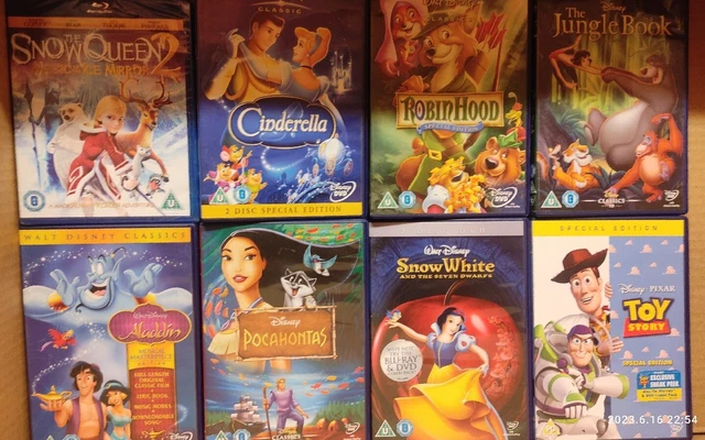 10X KIDS DVD Bundle, Aladdin, Cinderella, Lion King 1,2,3 £9.99 ...
