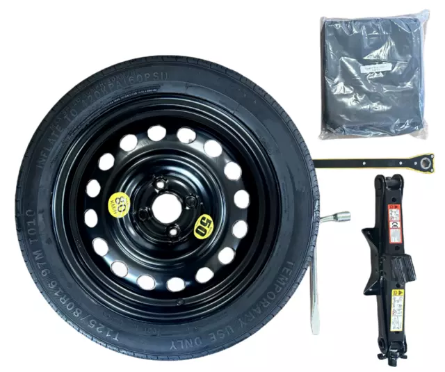 KIT ROUE DE Secours (galette)16" pour Renault Clio avec Cric Cle et Sac ...