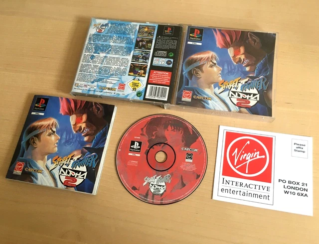 STREET FIGHTER ALPHA 2 | PS1 PlayStation | Capcom | RARE ÉTIQUETTE NOIRE COMPLÈTE EUR 90,60 ...