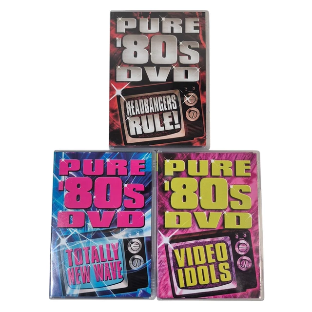 PURE 80S DVD Collection 3 Disc Music Video Set Great 80s Hits VG $29.95 ...