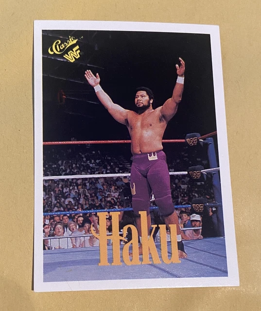 WWF WWE WCW AEW CLASSIC 1990 Haku WRESTLING TRADING CARD 120 £1.89 ...