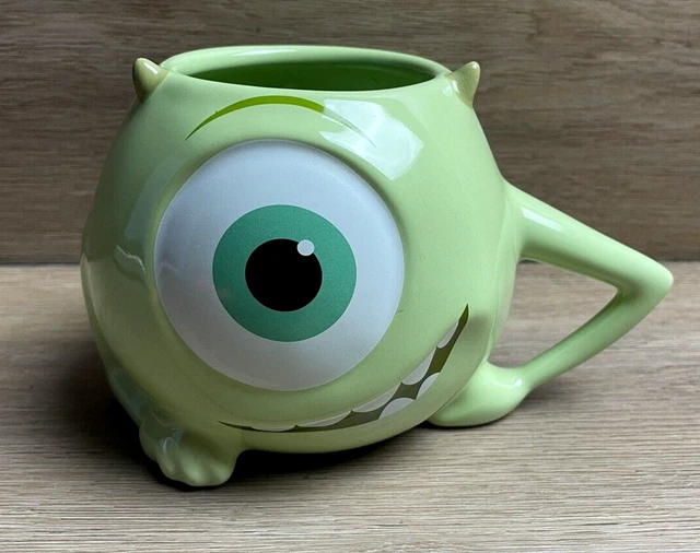 DISNEY PIXAR MONSTERS Inc. 3D Mike Wazowski Coffee Mug Large Cup EUR 17 ...