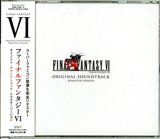 GAME MUSIC - Final Fantasy Vi Original Sound Track Remaster Version CD ...