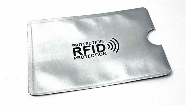 RFID BANK CARD Blocking Contactless Debit Credit Protector Holder ...
