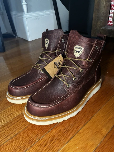 IRISH SETTER ASHBY Men 6 Inch Soft Toe Brown Work Boot - 83605 New size ...