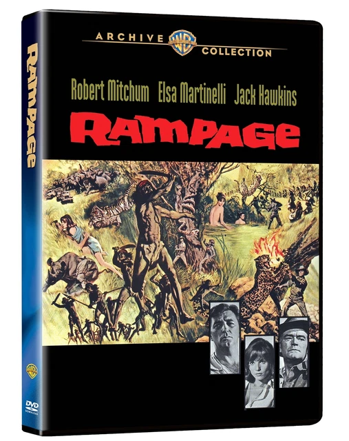 RAMPAGE (DVD) CELY Carillo Elsa Martinelli Emile Genest Jack Hawkins ...