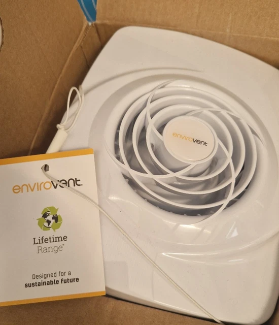 BRAND NEW ENVIROVENT EFHT2S-230V Filterless Extraction Fan - White £89.08 - PicClick UK