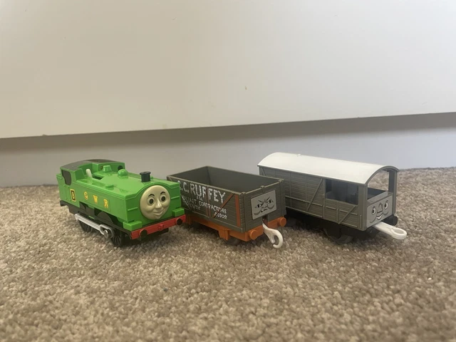 TOMY TRACKMASTER THOMAS And Friends Duck Motorised Train With Toad and ...