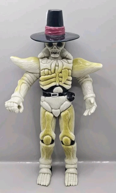 MIGHTY MORPHIN POWER Rangers Evil Space Alien Bones Figure Bandai 1993 ...