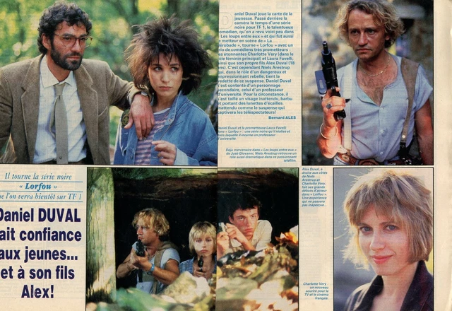 COUPURE DE PRESSE Clipping 1986 Daniel Duval fait confiance aux Jeunes ...