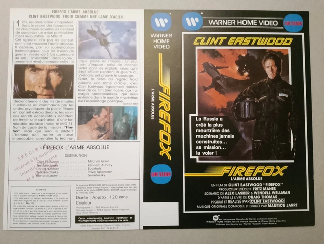 JAQUETTE VHS - Firefox - Vhs Sleeve - Warner Home Video - Clint ...