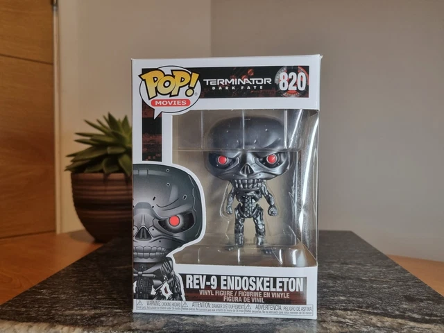 FUNKO POP! TERMINATOR Dark Fate, Rev-9 Endoskeleton #820 Vinyl Figure £ ...