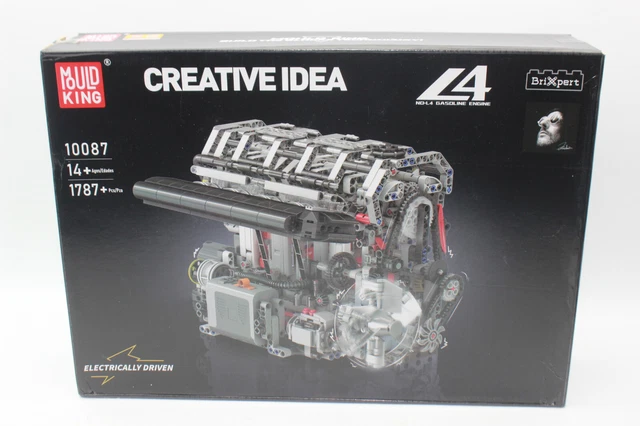 MOULD KING 10087 4 Cylindre Moteur Kit Klemmbausteine 1787 Pièces Neuf ...