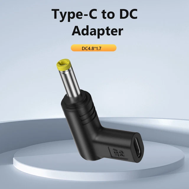 15V ADAPTER TYPE-C PD Female to DC Male Connector for Router Camera ...