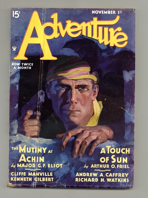 ADVENTURE PULP/MAGAZINE VOL. 90 #1 GD/VG 3.0 1934 Low Grade £5.46 ...