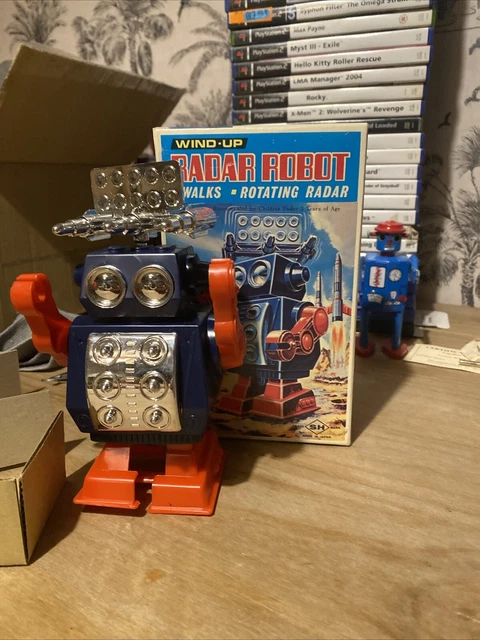 RADAR ROBOT SH Horikawa Wind Up Japanese Robot 1970s Boxed Vintage Toy ...