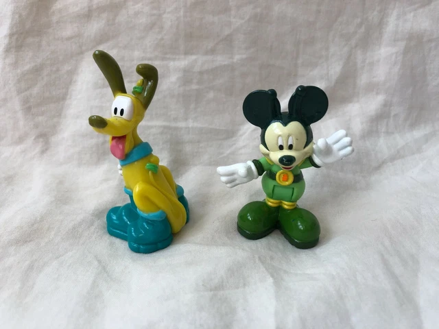 DISNEY JR MICKEY Mouse Clubhouse Rare Martian Mickey and Martian Pluto ...
