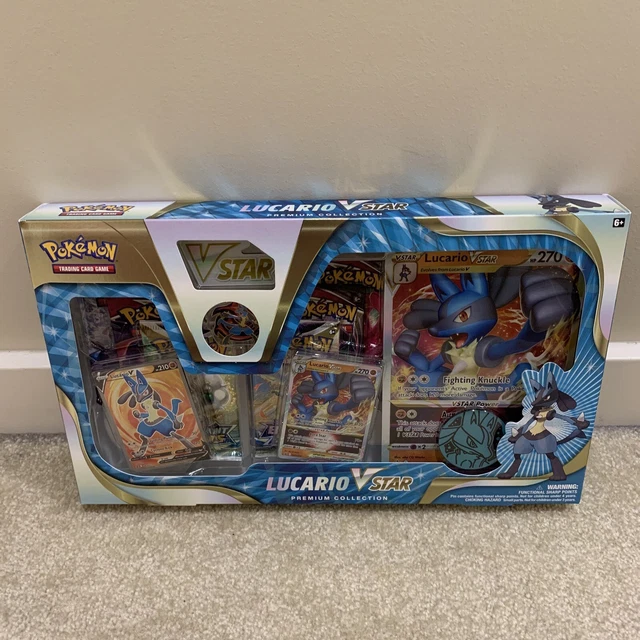 POKEMON TRADING CARD Game Lucario VSTAR Premium Collection Box Set NEW ...