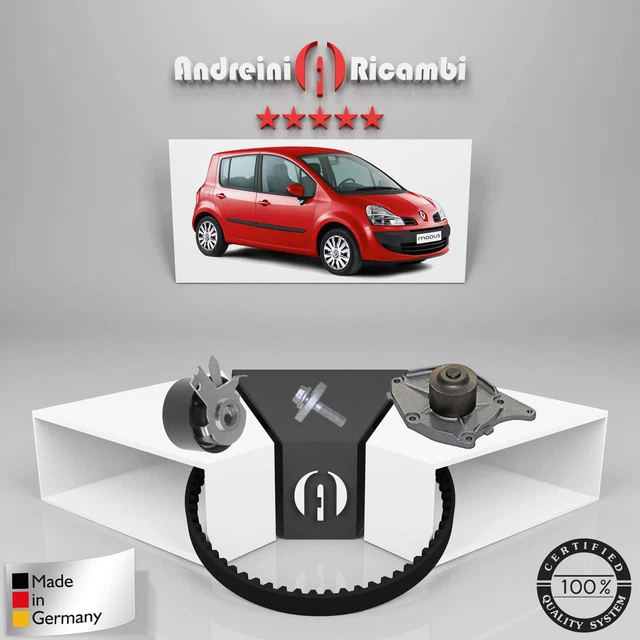 KIT COURROIE DE Distribution+Pompe à Eau Renault Modus 1.5 DCI 63KW ...
