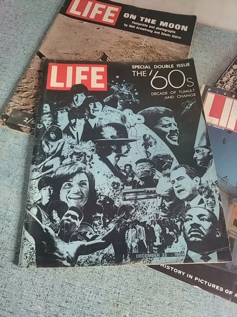 LIFE MAGAZINE VINTAGE MAGAZINES / 60S / 70S / 80S / 90S - x 5 £14.97 ...