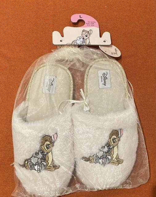PRIMARK DISNEY'S BAMBI & Thumper Slippers Gift Bag UK Size 3/4 5/6 & 7/ ...