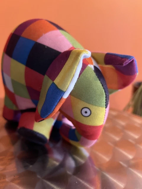 ELMER THE PATCHWORK Elephant Plush Soft Toy. 6" 16cm tall £5.31 ...