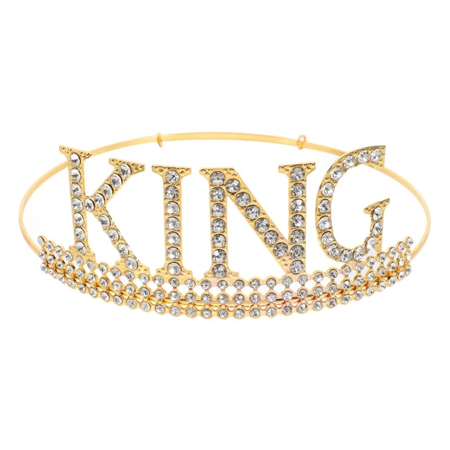KING CROWN FOR Men Birthday King Crown Party Stage Performance King ...