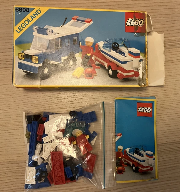 LEGO / LEGOLAND 6698 - Jeep mit Speedboot - komplett mit OVP und OBA ...