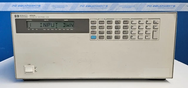 HP AGILENT KEYSIGHT 6050A System DC Electronic Load Mainframe EUR 630 ...