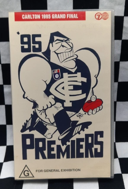1995 PREMIERS CARLTON Grand Final AFL VHS CFC Video Tape VGC-HTF $19.95 ...